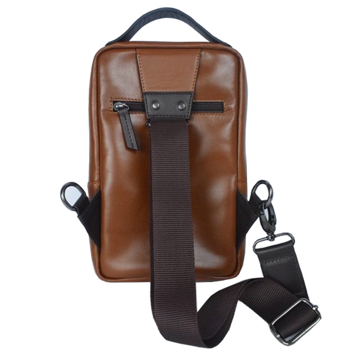 Jual Tas Garvis Raka Series Medium Edition Coklat Tan - Kulit Asli