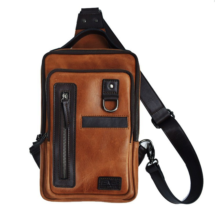 Jual Tas Kulit Raka Slingbag Series GVS Full - Kulit Asli